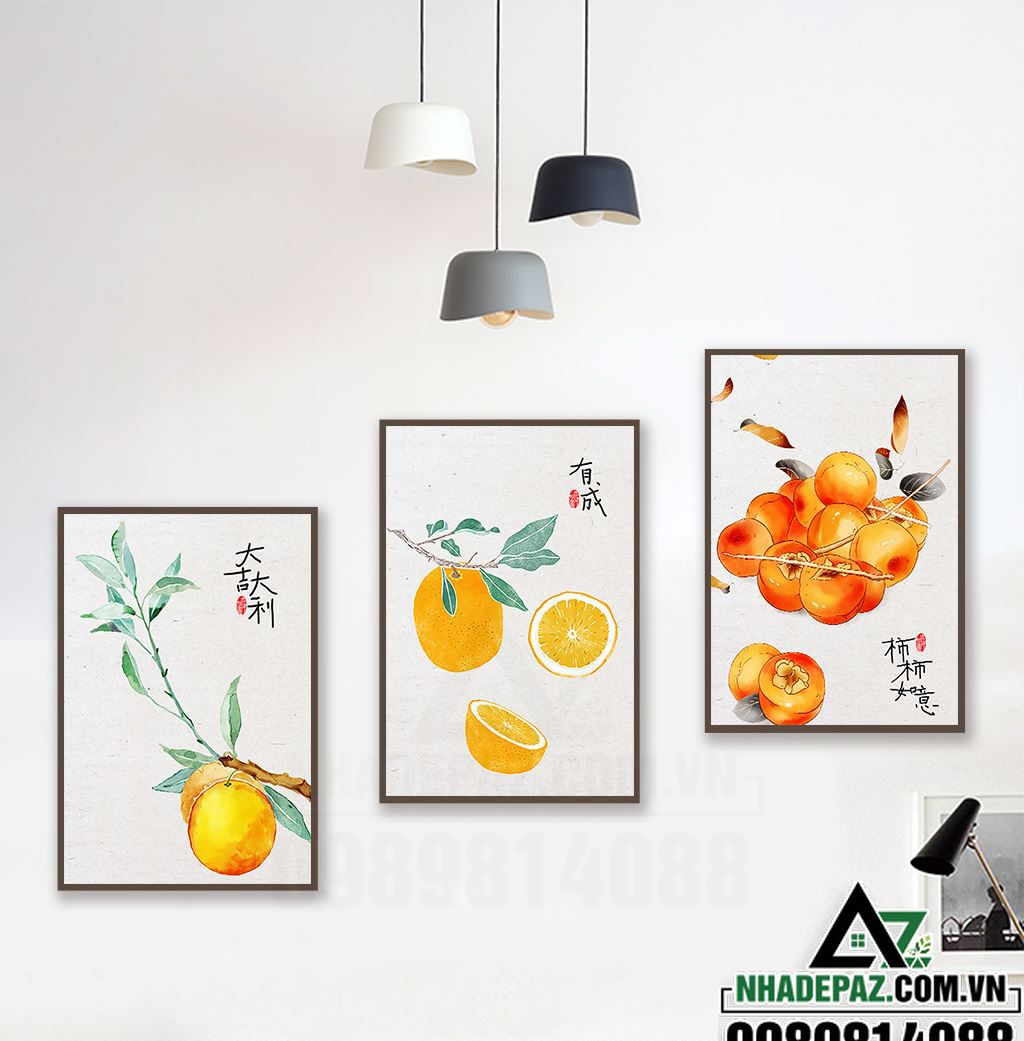 Những mẫu tranh decal treo tường phòng ăn hợp phong thủy - Nhà Đẹp AZ